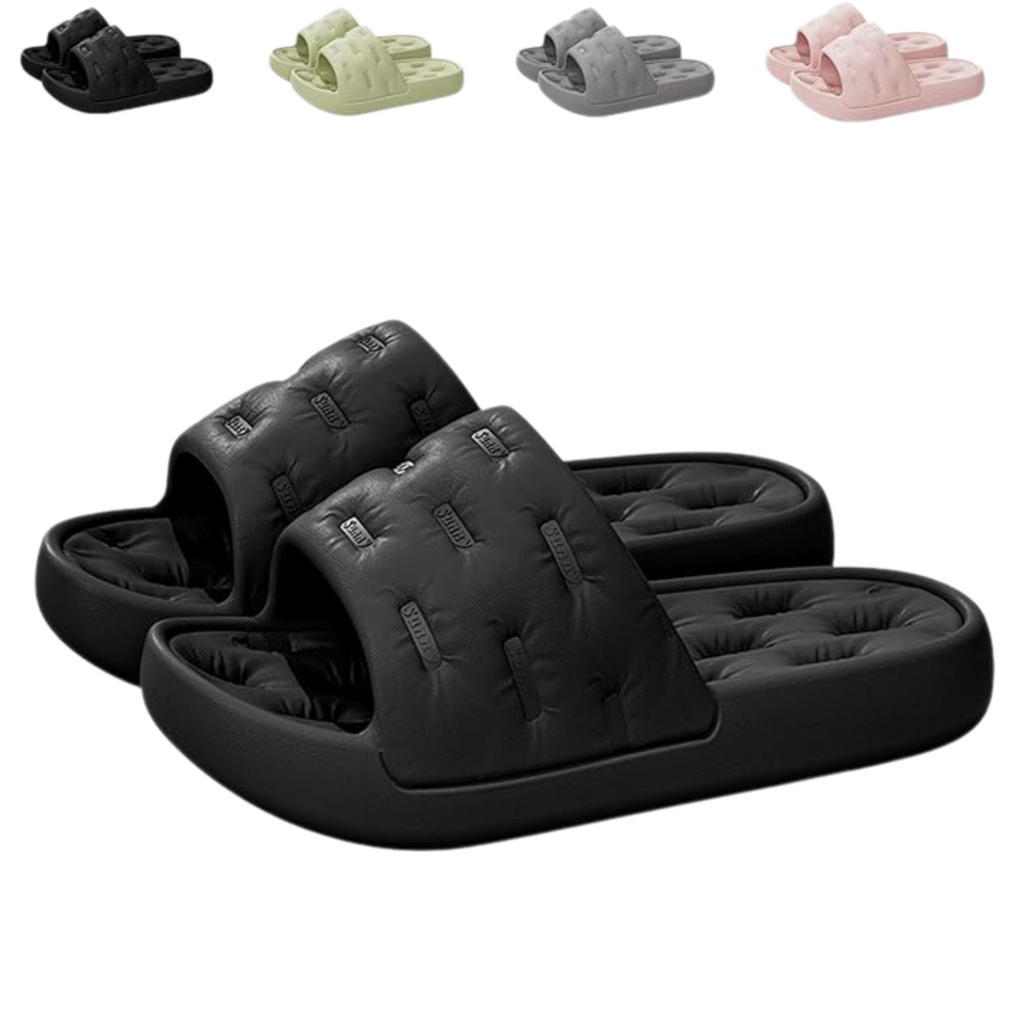CHICVOMEY Shower Shoes for Womens Mens Lightweight Quick Drying Nonslip ...