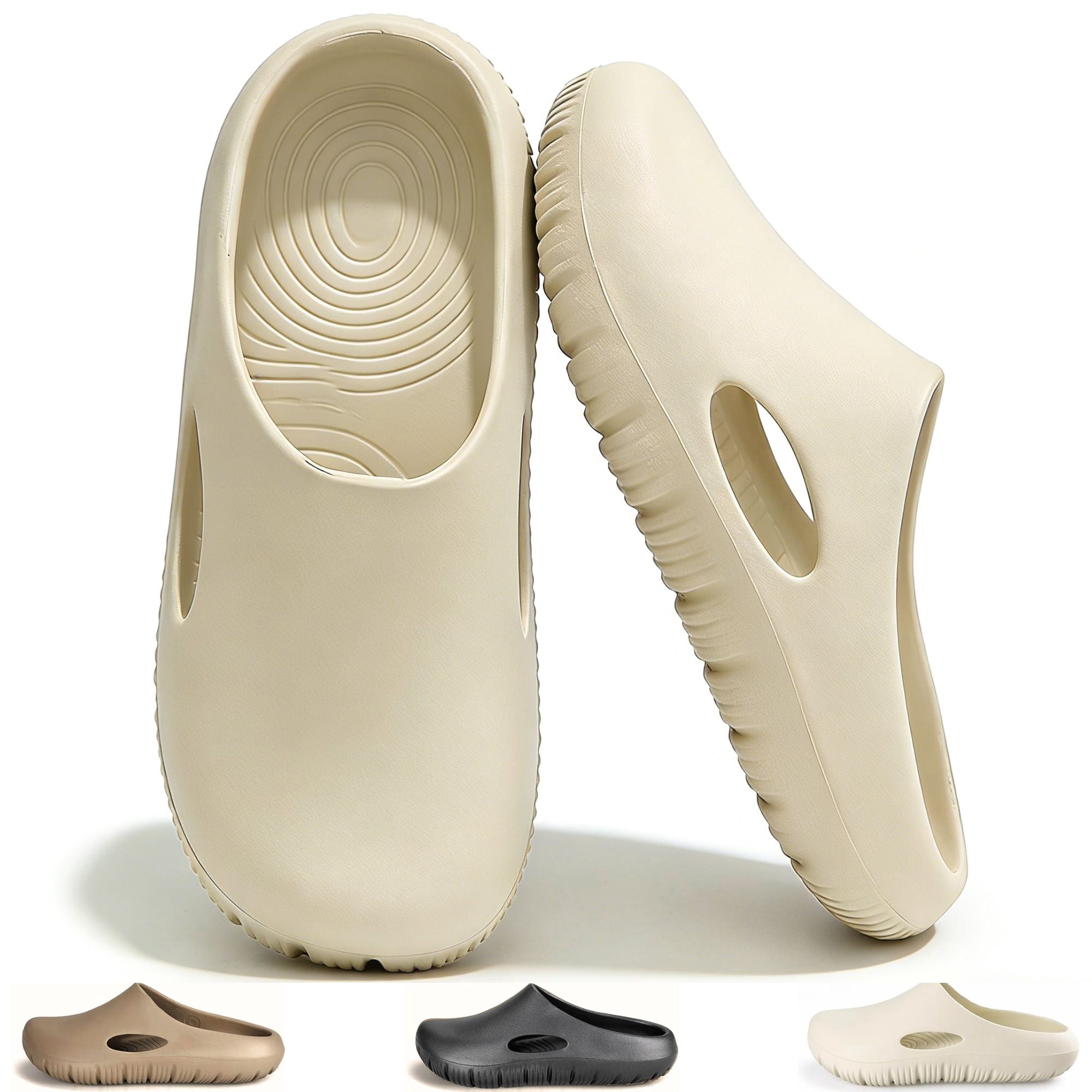 CHICVOMEY Unisex Garden Clogs - Arch Support Non-Slip Waterproof Garden ...
