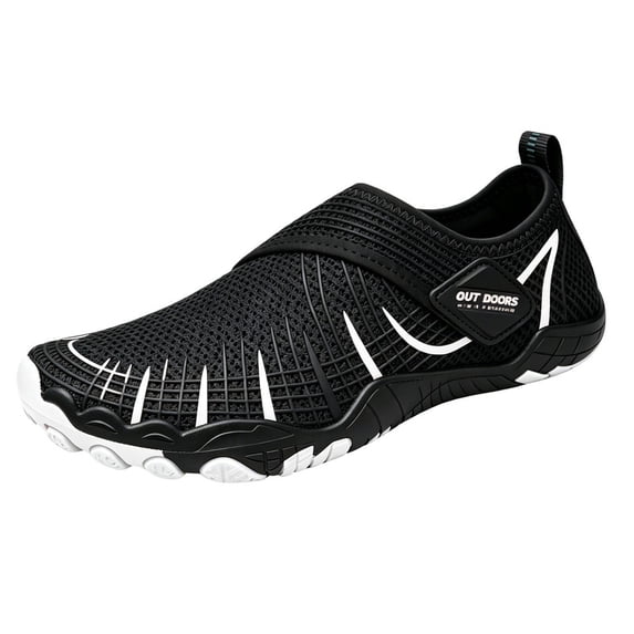 CHICVOMEY Water Shoes Men Close Toe Quick-Dry Fabric Anti-Slip ...