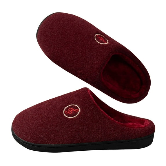 CHICVOMEY Women's Cozy Micro Suede Slippers Memory Foam Slippers Soft ...