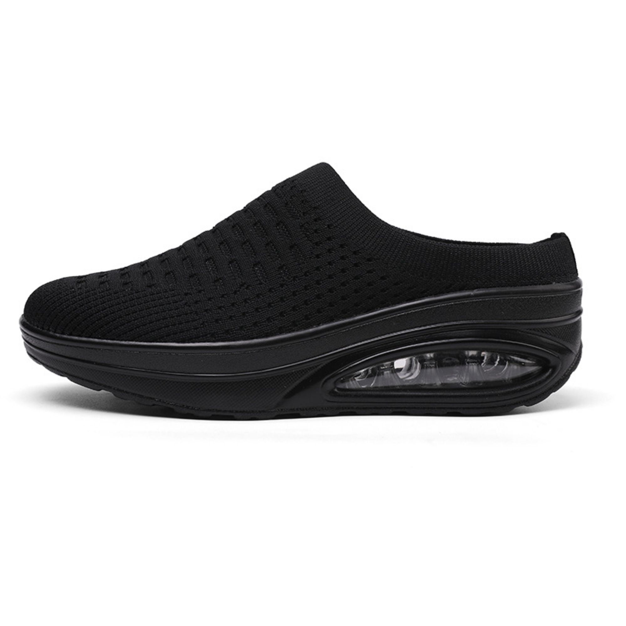 CHICVOMEY Women's Walking Shoes Breathable Air Cushion Backless ...