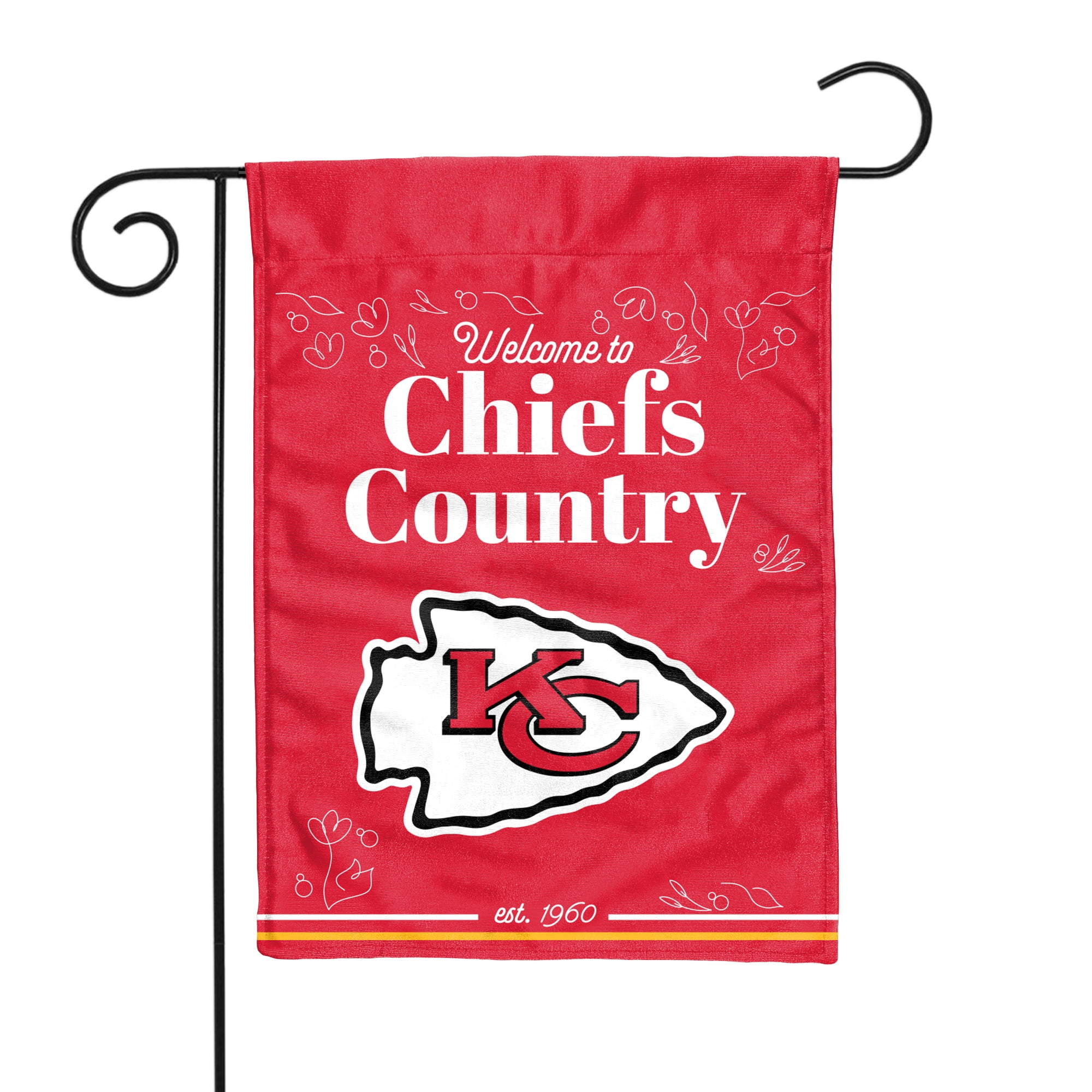 Rico Kansas City Chiefs 13 x 18 Double Sided Garden Flag NFL Sports ...