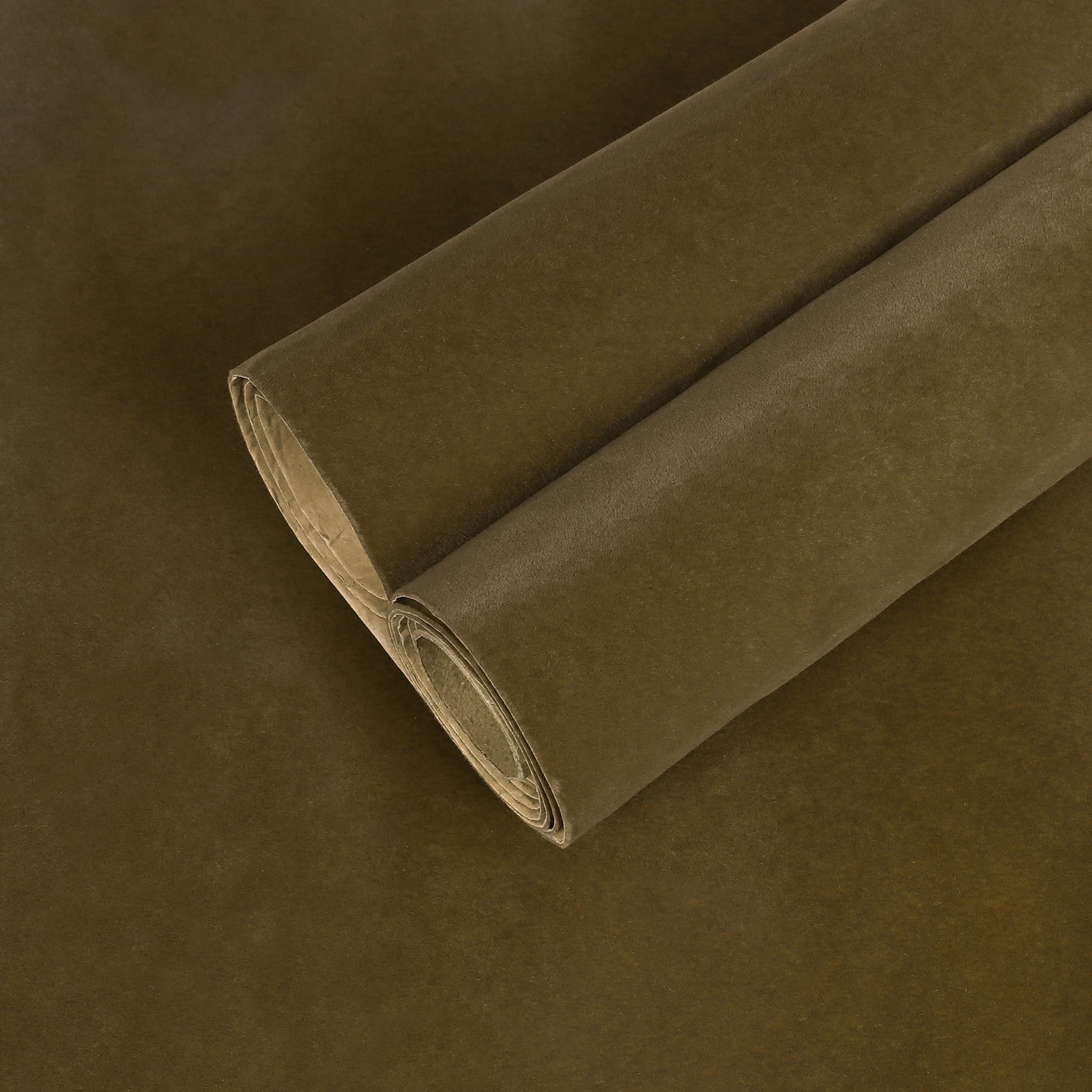 CHIHUT Brown Velvet Flocking Wallpaper for Countertops Waterproof Brown ...