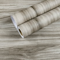 CHIHUT 17.7''x100'' Dark Grey Wood Wallpaper Self Adhesive Peel and Stick Wallpaper Removable ...