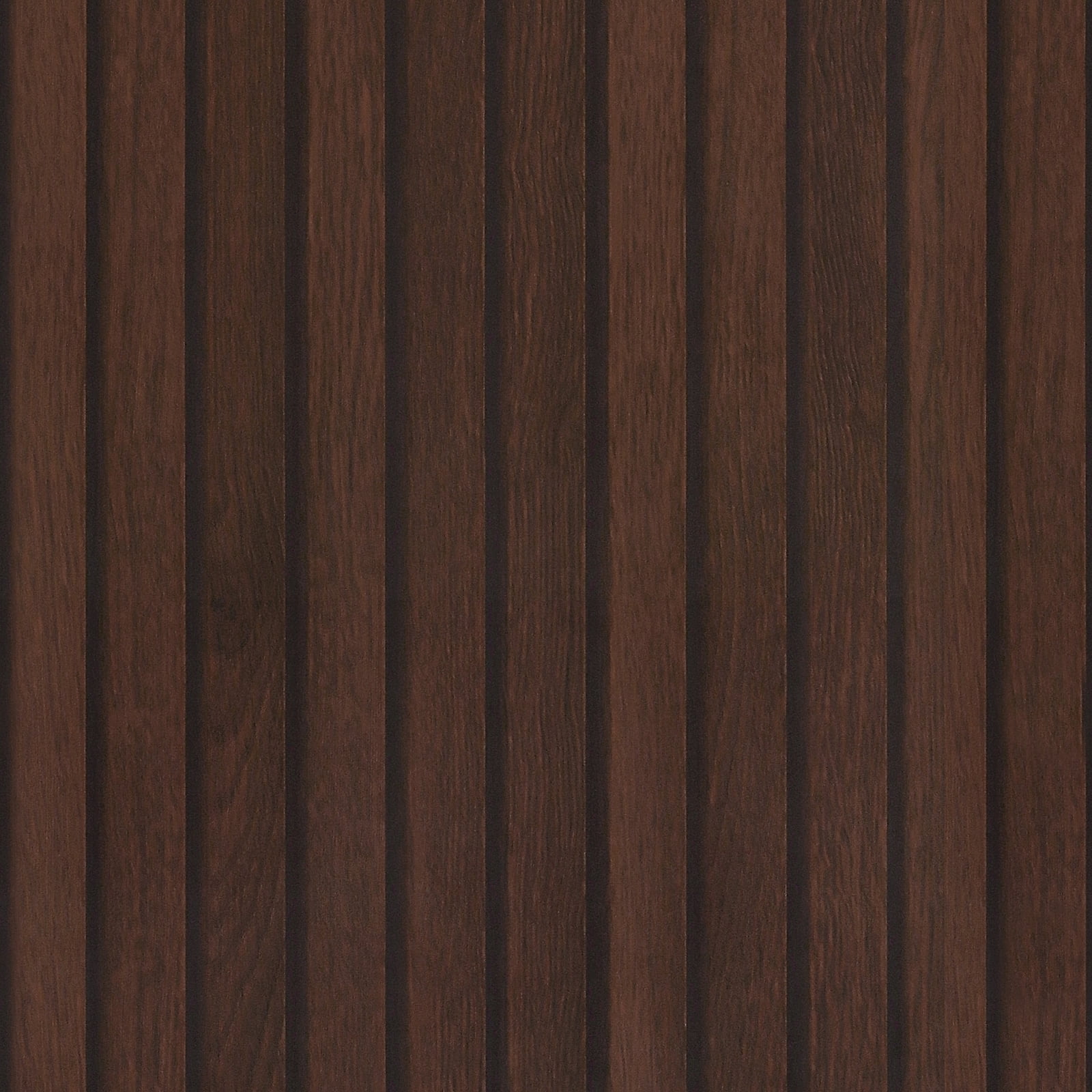 CHIHUT Dark Brown Wood Slat Wallpaper Peel and Stick Shiplap for Walls ...