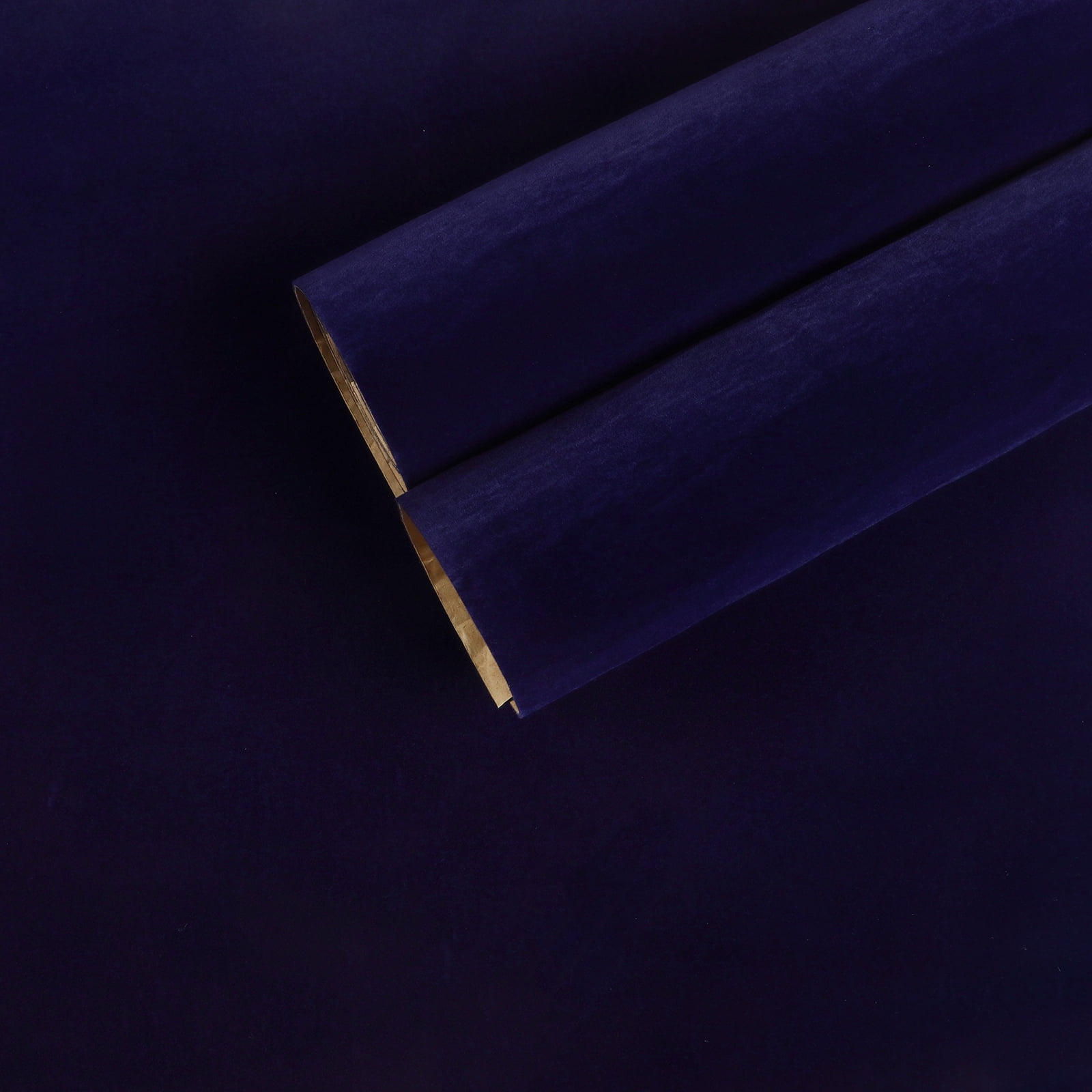 CHIHUT Self Adhesive Velvet Drawer Liner Roll Dark Blue Felt Fabric ...