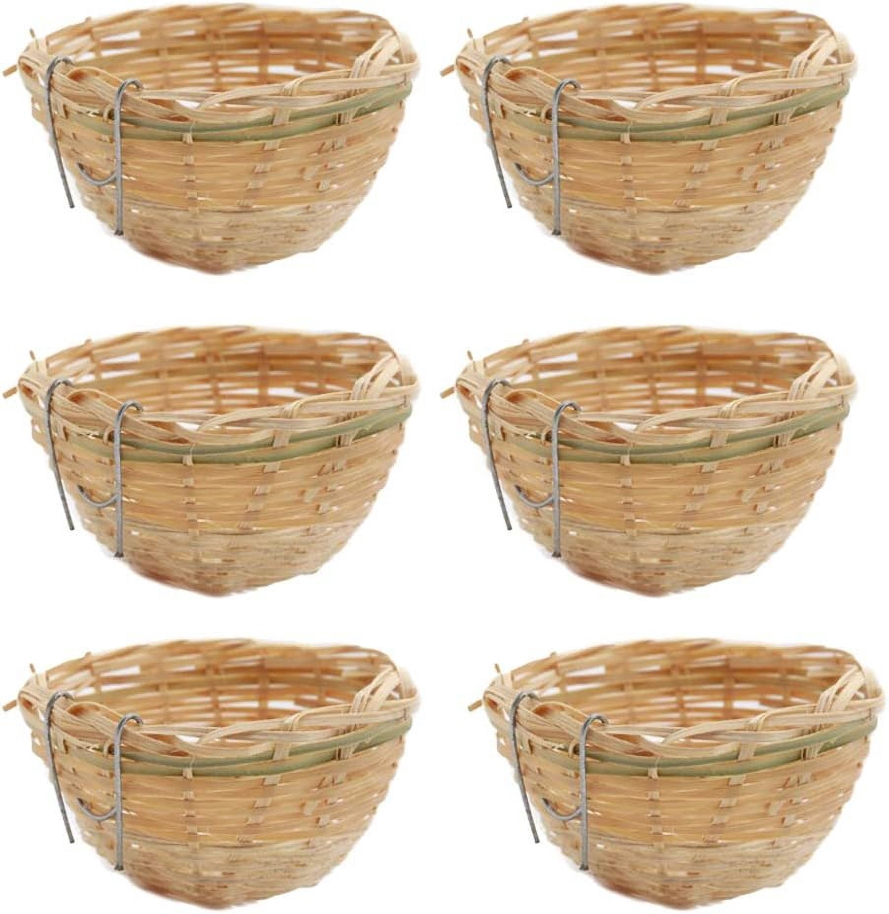 CHIKANSTORE 6PCS Bird Woven Weaving Canary Birds Nest Handmade Hatching ...