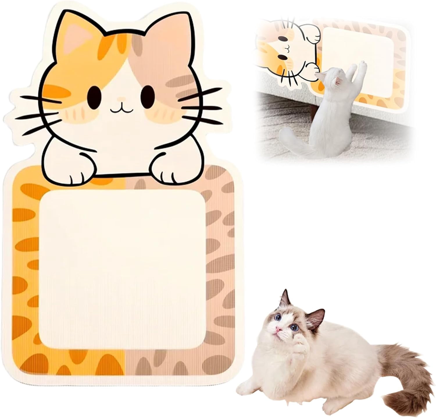CHIKANSTORE Cat Scratcher Wall Mounted, 2025 Upgraded Cat Scratcher Mat ...