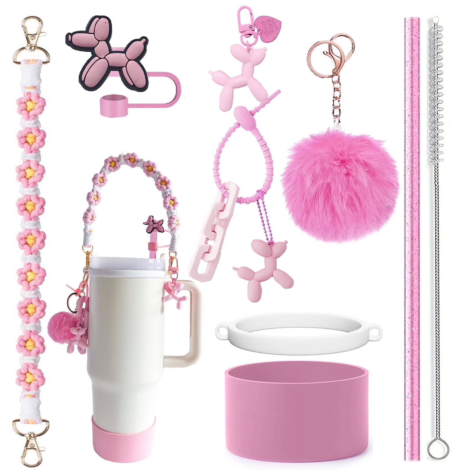 CHIKIXSON Cup Accessories Set Compatible with Stanley Cup Tumbler 40oz ...