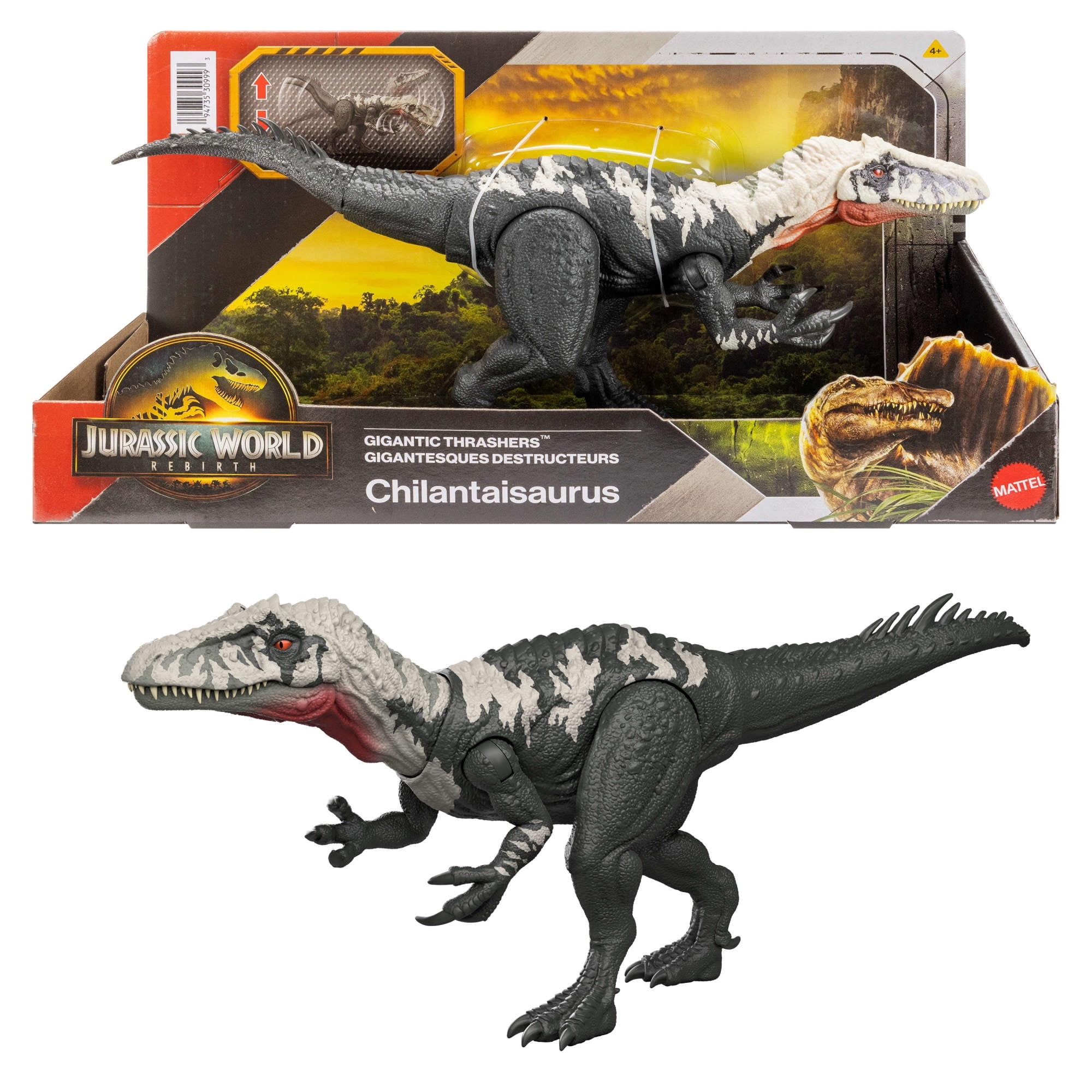 Jurassic World Rebirth Gigantic Thrashers Chilantalsaurus Dinosaur ...