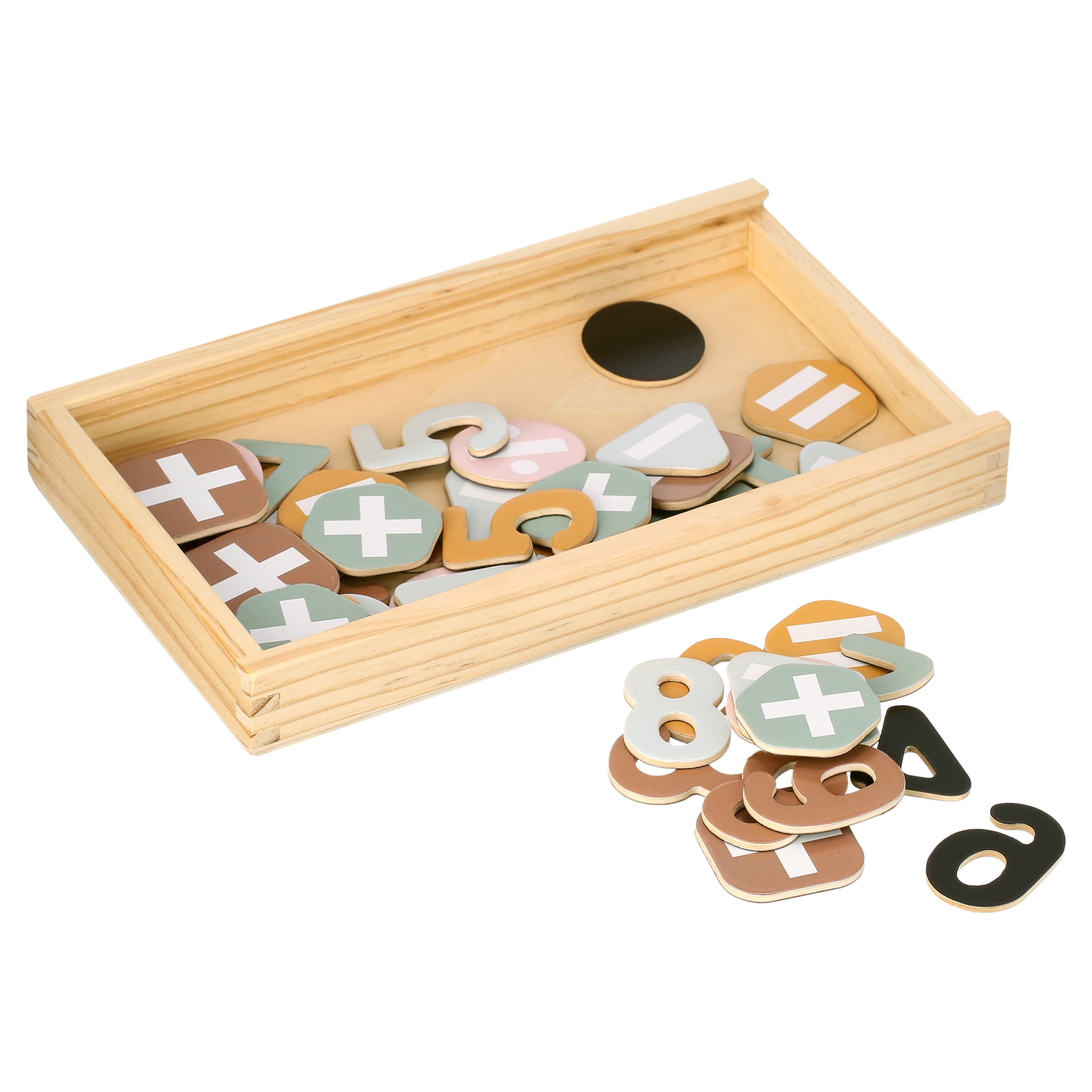 CHILDLIKE BEHAVIOR Magnetic Numbers - Wooden Fridge Magnets for Kids 3 ...