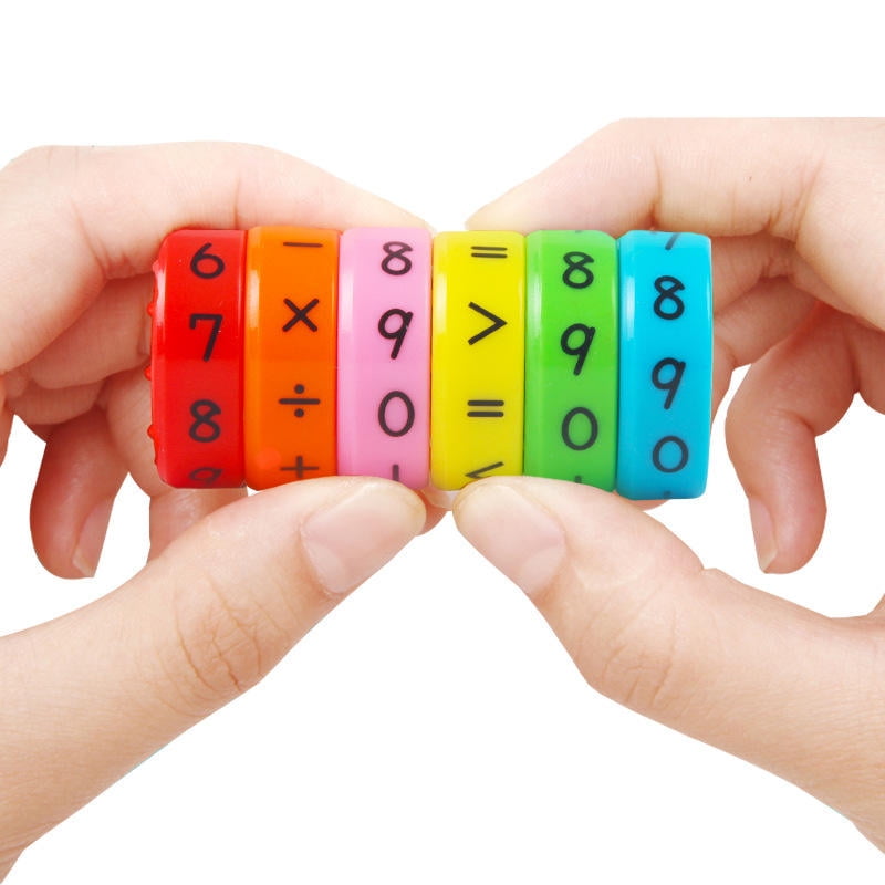 CHILHOLYD Learning Toys Math Toy Montessori Preschool Learning ...