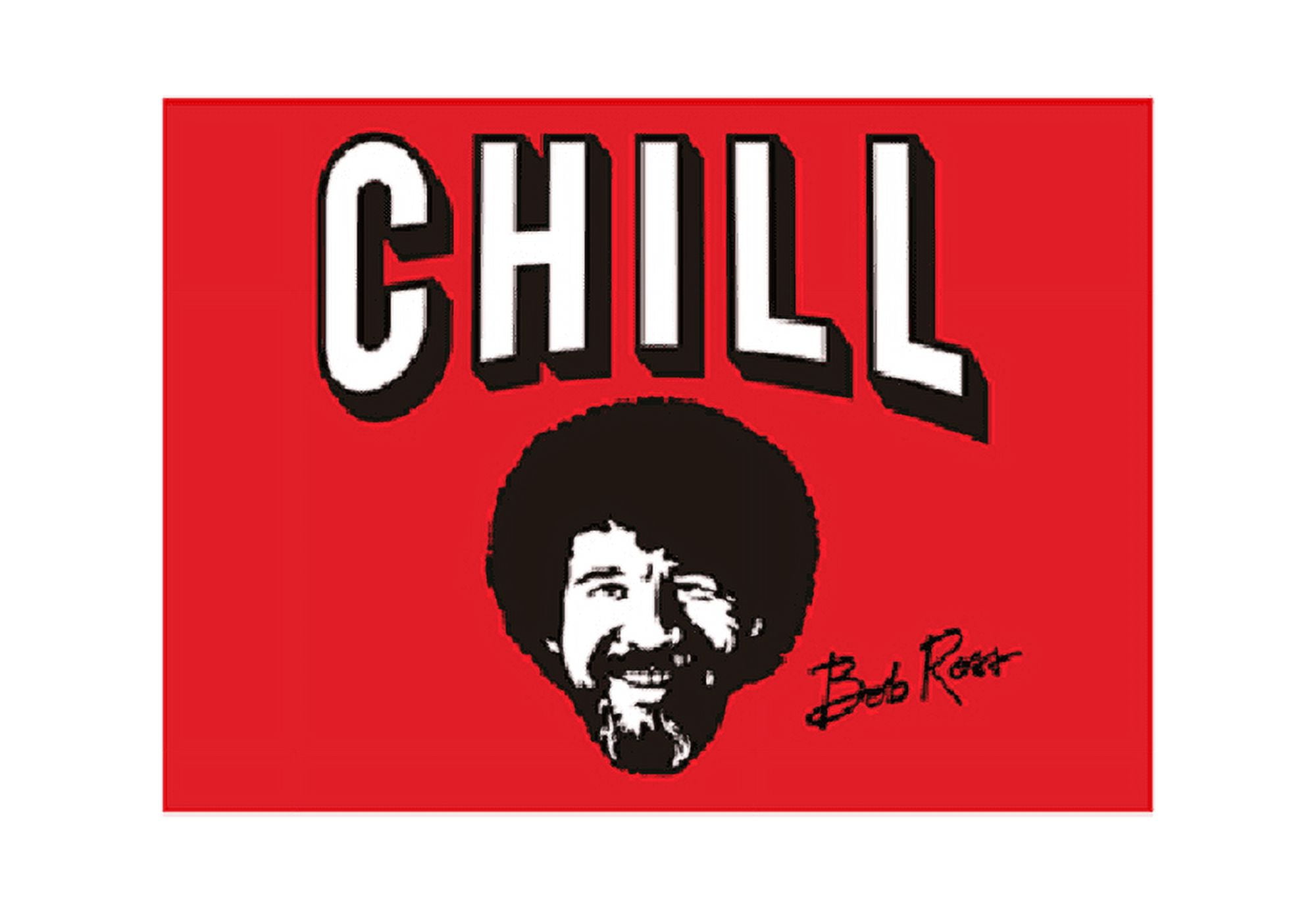 CHILL BOB ROSS MAGNET - Officially Licensed CHILL BOB ROSS Artwork ...