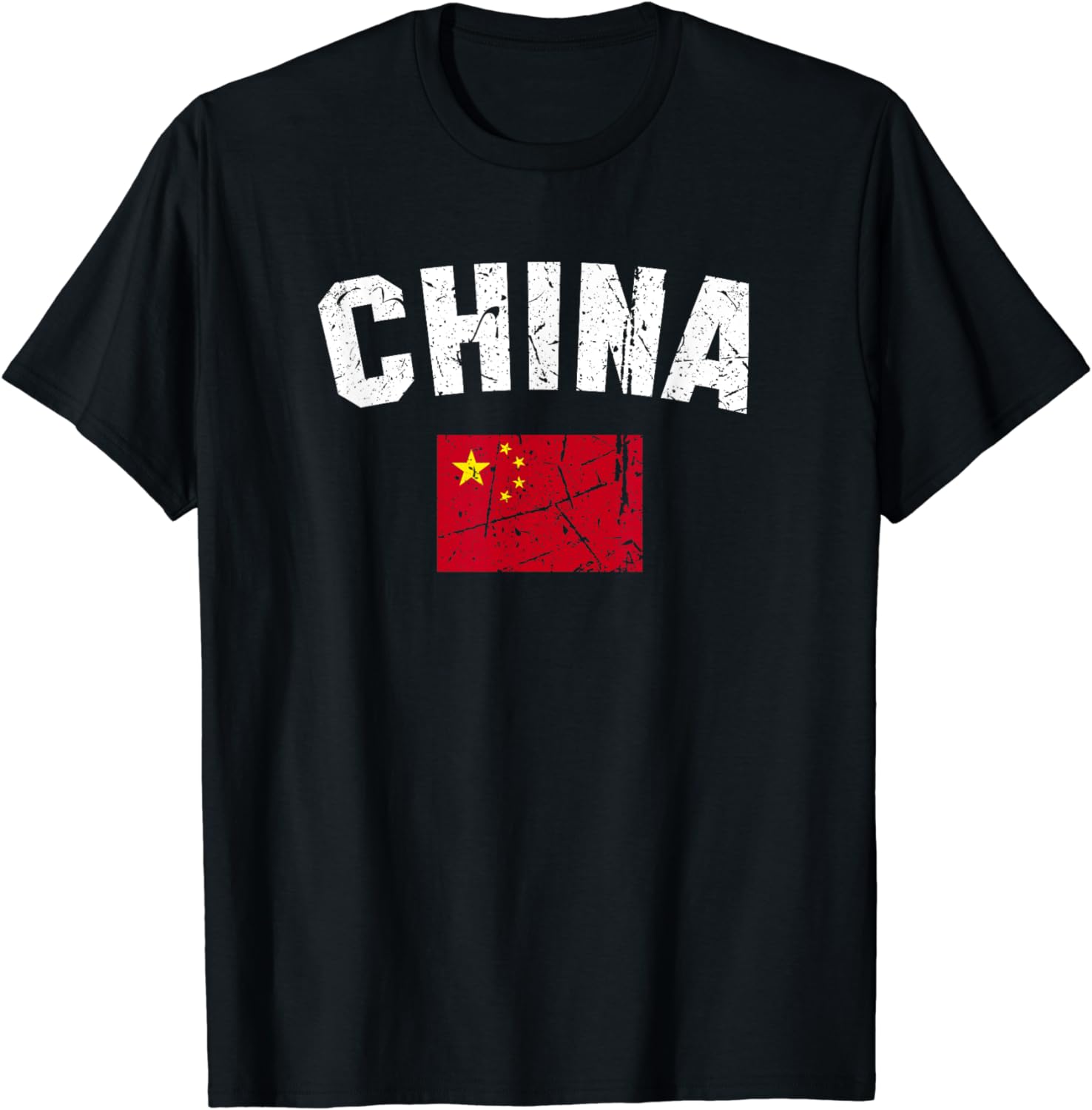 CHINA Flag Vintage | Men Women Kids | CHINESE Flag CHINA T-Shirt ...