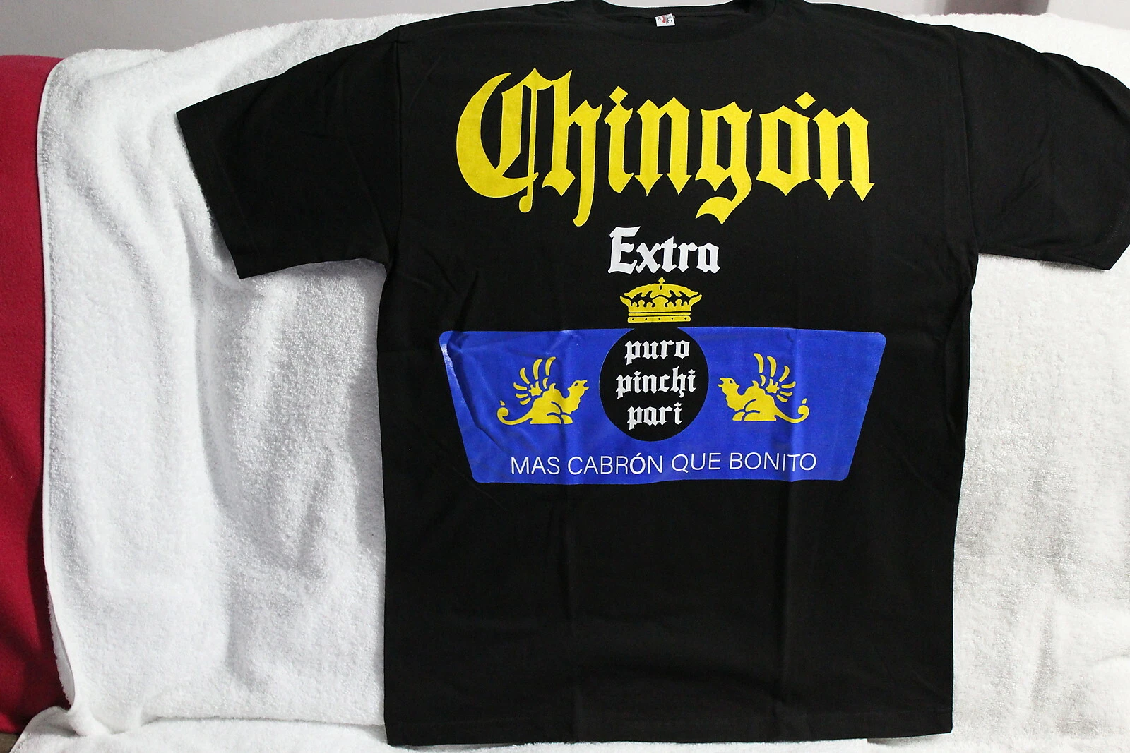 CHINGON EXTRA BONITO MEXICO MEXICAN ROOTS FUNNY LATINO CORONA T-SHIRT ...