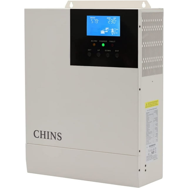 CHINS 48V 5000W Power Home Battery, Pure Sine Inverter with Solar ...