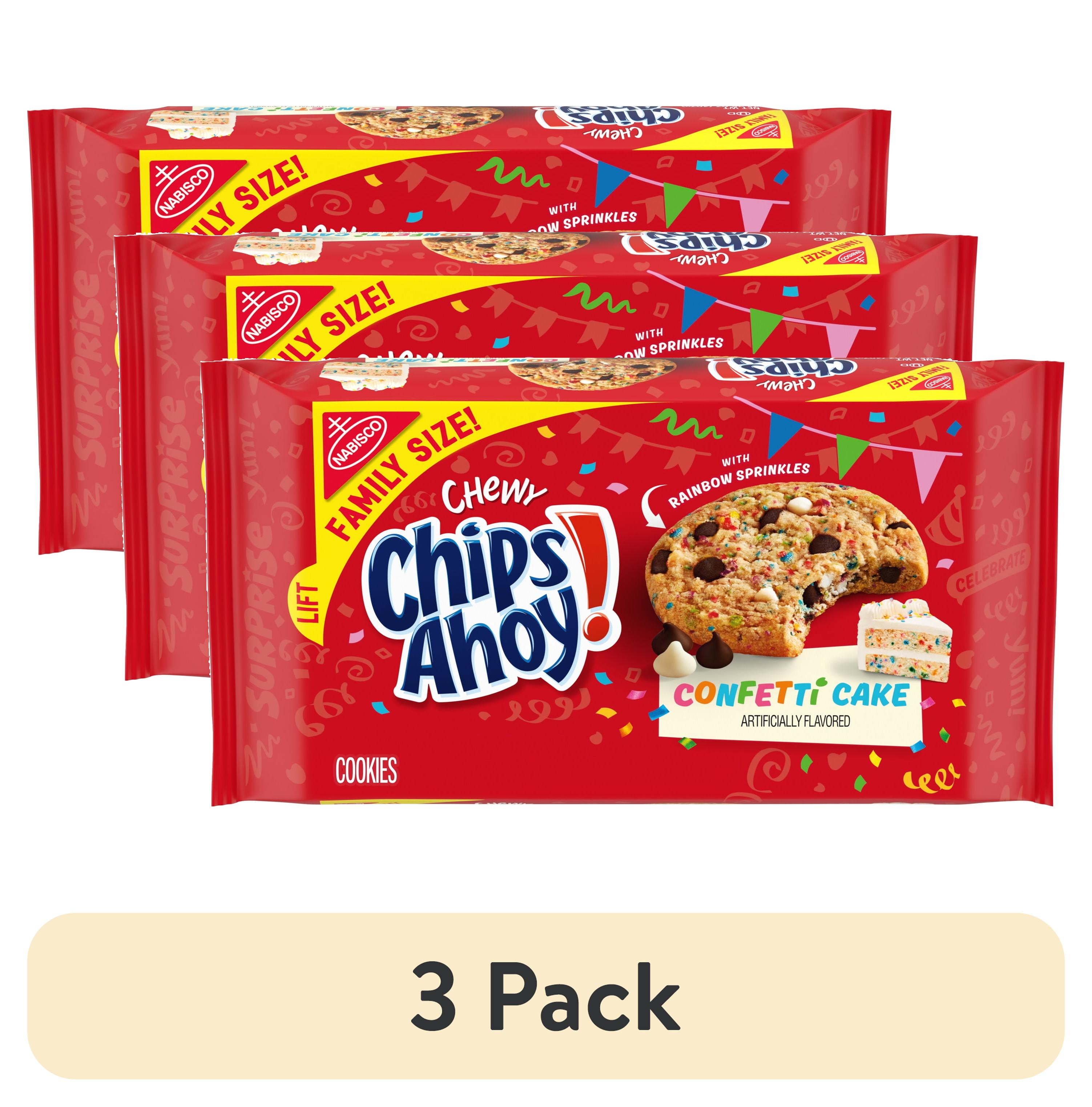 (3 pack) CHIPS AHOY! Chewy Confetti Cake Cookies with Rainbow Sprinkles ...