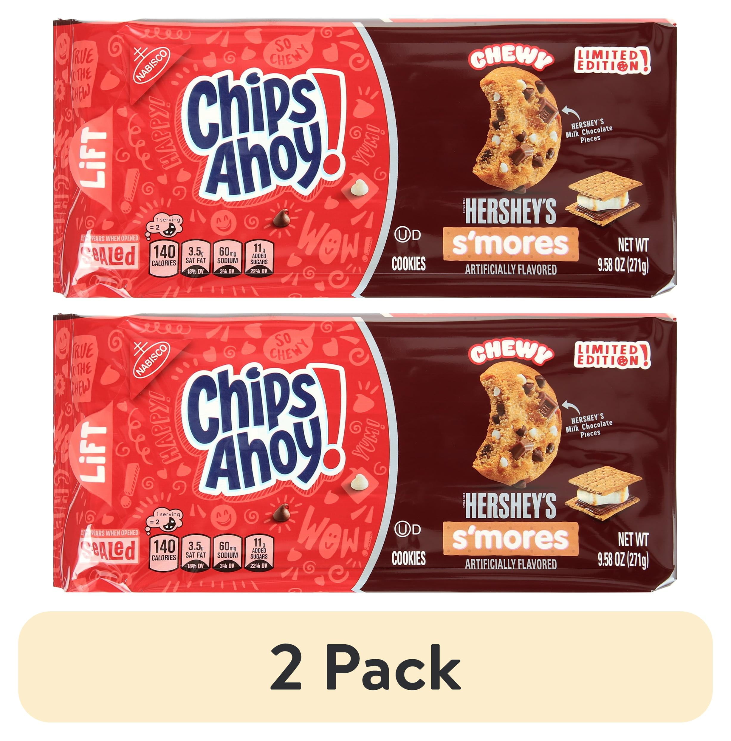 (2 pack) CHIPS AHOY! Chewy Hershey's S'mores Milk Chocolate Chip ...