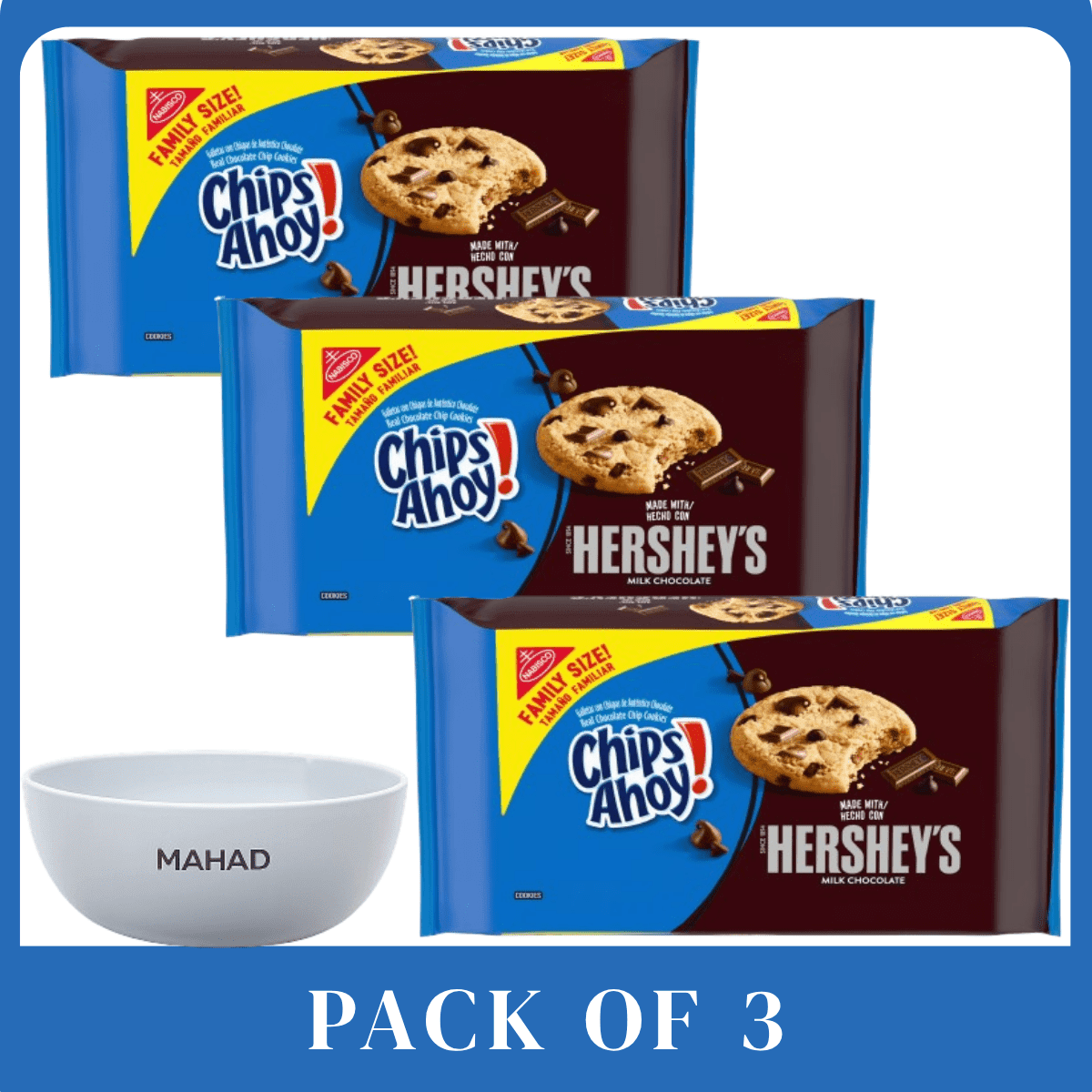CHIPS AHOY! Hershey's Milk Chocolate Chip Cookies, Family Size, 14.48 ...