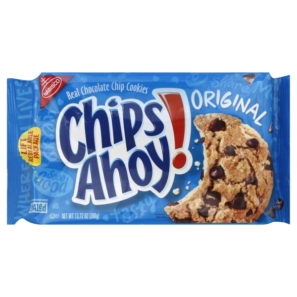 CHIPS AHOY! Original Chocolate Chip Cookies, 12 Snack Packs (4 Cookies ...