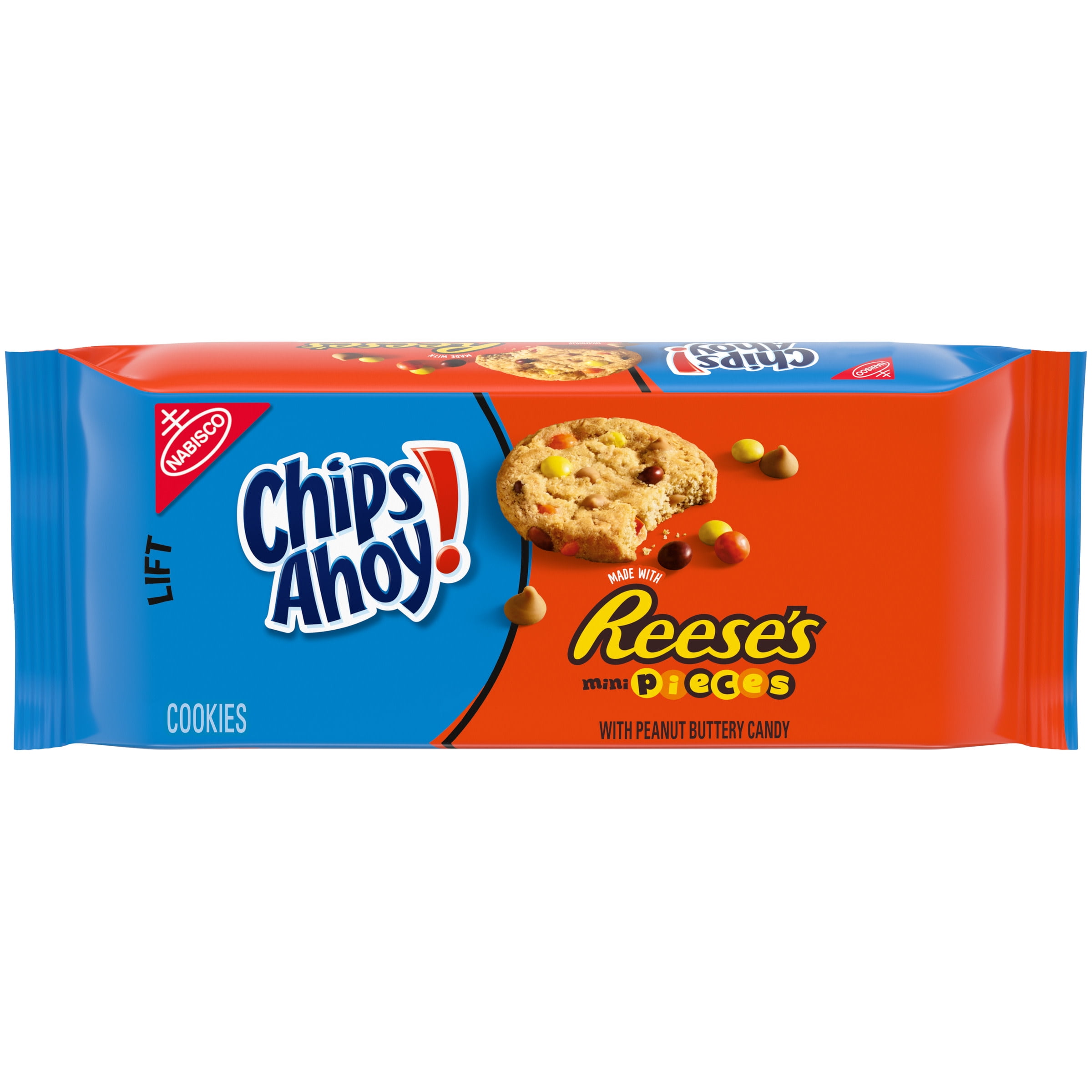CHIPS AHOY! Reese’s Mini Pieces Cookies, 9.5 oz (Pack of 2) - Walmart.com