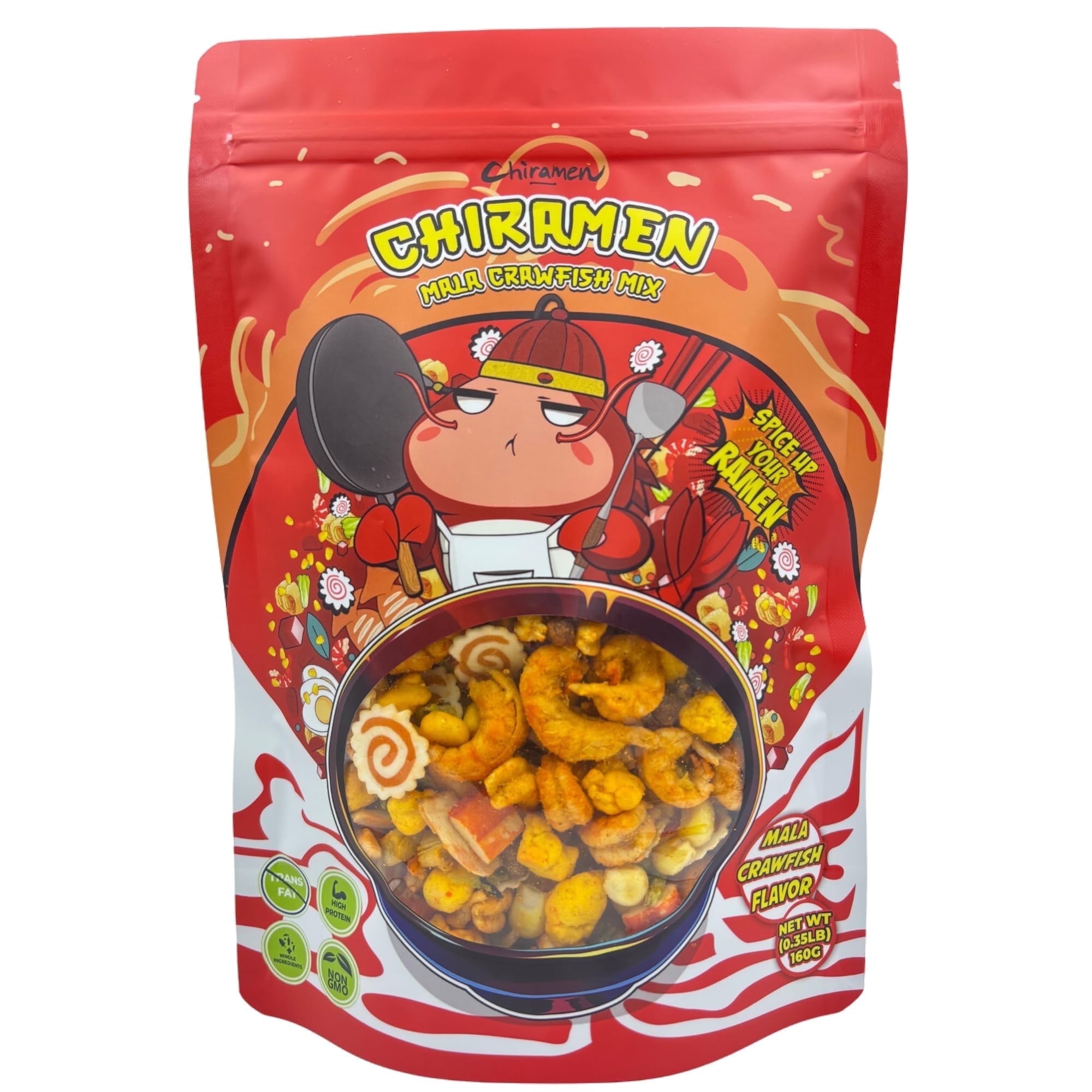 Chiramen Mala Crawfish Mix Ramen Toppings - Walmart.com