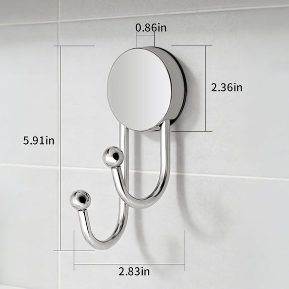 CHISHZL-Shower Hooks for Inside Shower, 15 Lbs Load Capacity,Towel ...