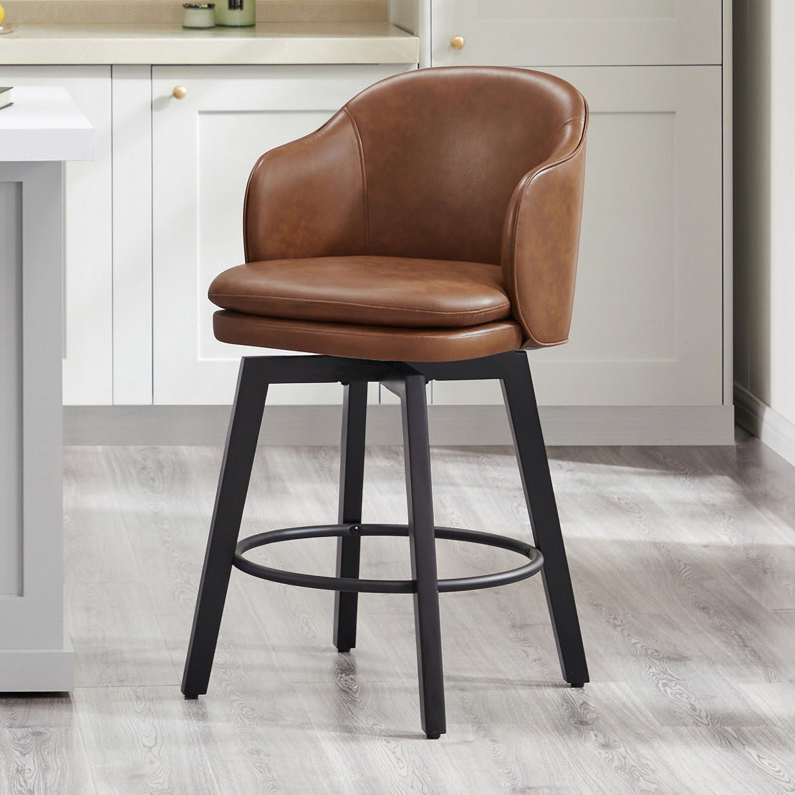 CHITA Modern Swivel Counter Height Bar Stools with Arm - Walmart.com