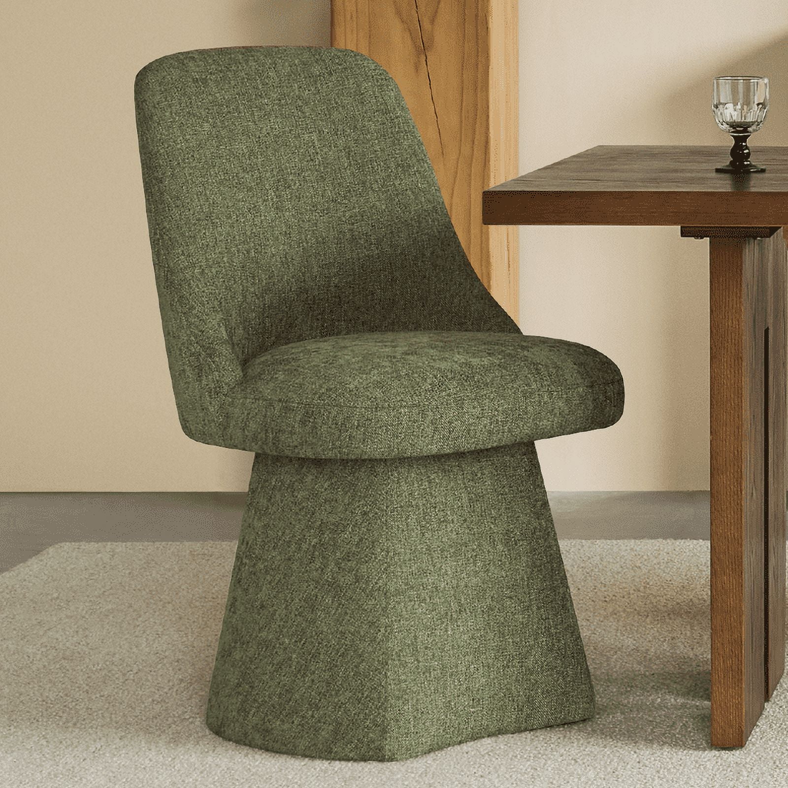 CHITA Upholstered Swivel Dining Chair - Walmart.com