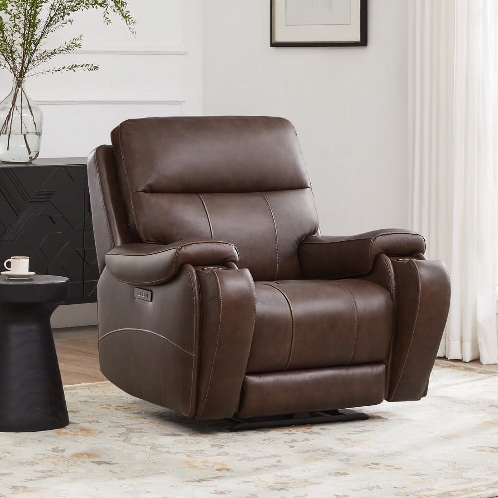 CHITA Electric Power Recliner Chair with Cup Holder and USB Charge ...