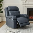 CHITA Genuine Leather Power Recliner Chairs, Wall Hugger Recliners RV ...
