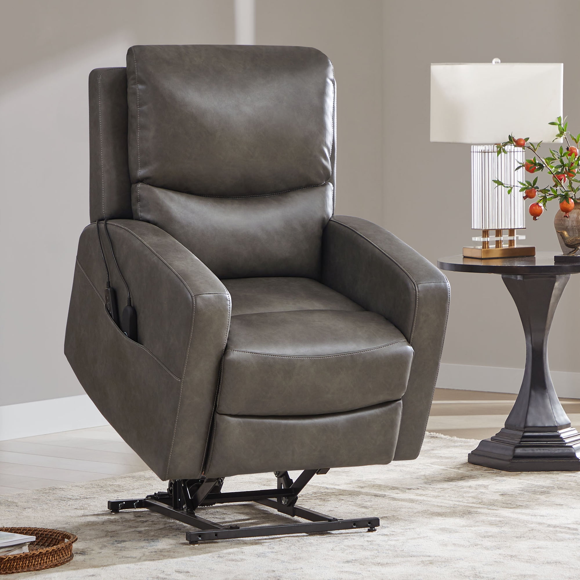 CHITA Lift Chair Recliner for Elderly, Dual Motor Power Reclining ...