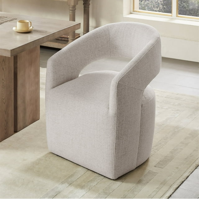 CHITA Comfortable Kitchen Dinette: Modern Dining Chair with Caster ...