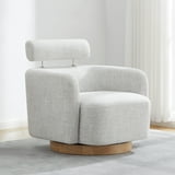 CHITA High Back Swivel Accent Barrel Chairs, Adjustable Backrest ...