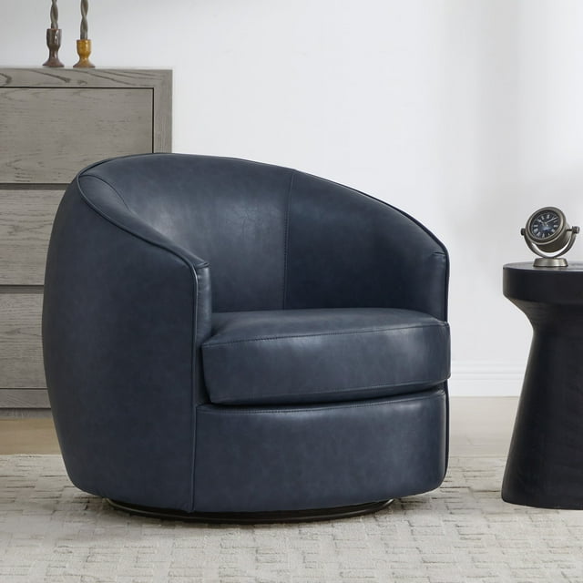CHITA Modern Swivel Accent Chairs, Round Barrel Chair for Living Room ...
