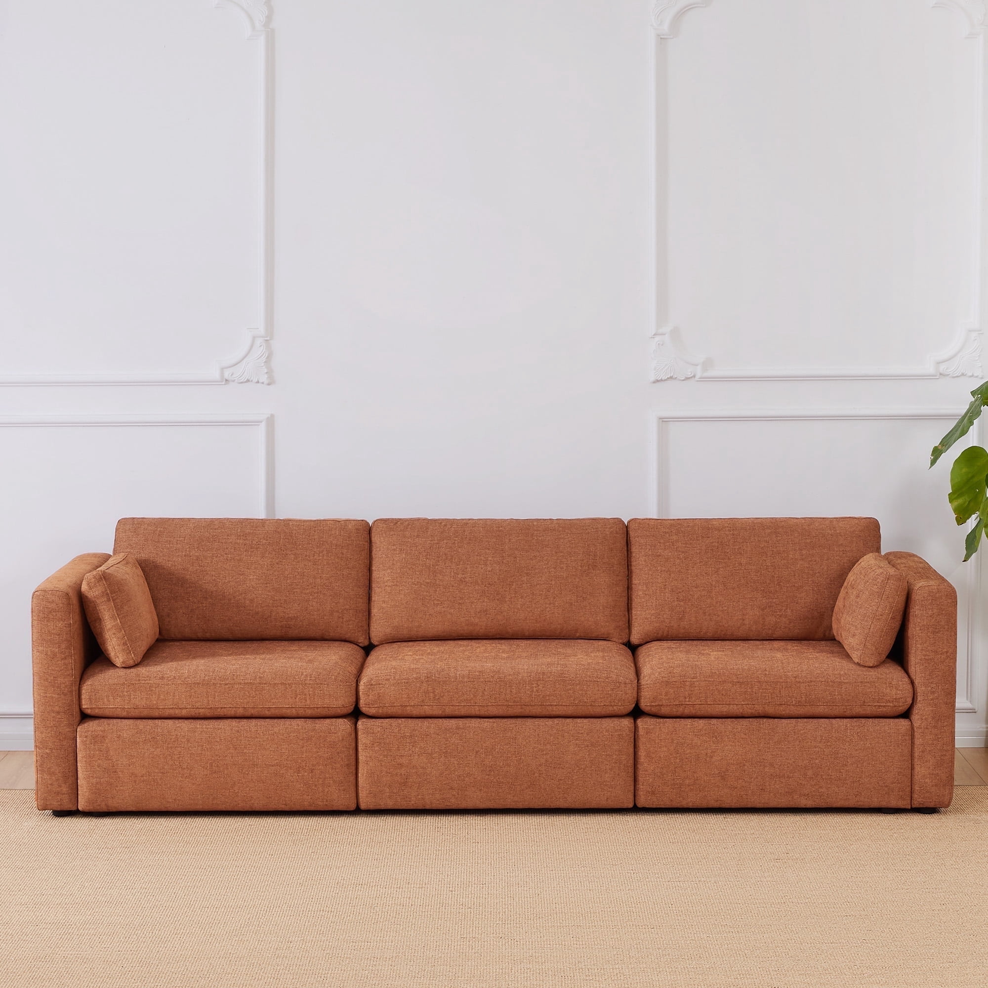 CHITA Oversized Modular Sofa Set, Convertible Fabric Couch, Reversible ...