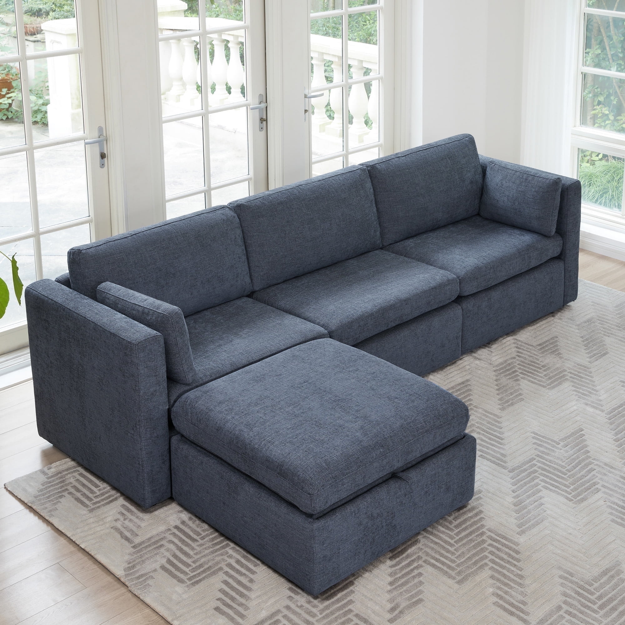 CHITA Oversized Modular Sectional Sofa Set, Extra Large L Shaped Couch ...
