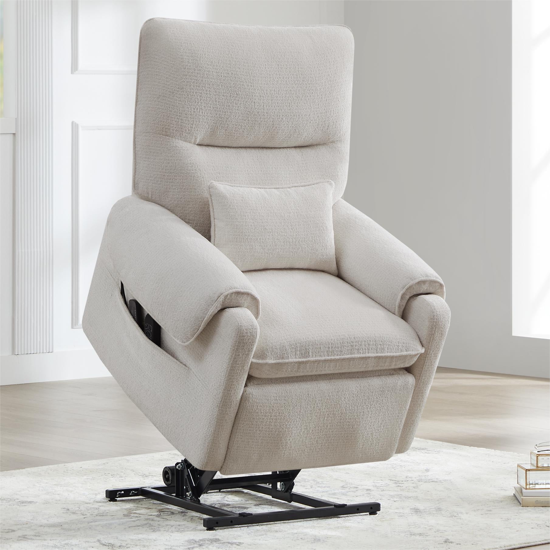 CHITA Electric Power Lift Recliner with Heat, Massage, Lumbar Support ...