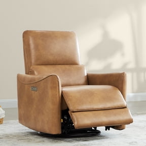Sfxingyou Large Power Swivel Rocker Recliner with Massage and Heat, USB ...
