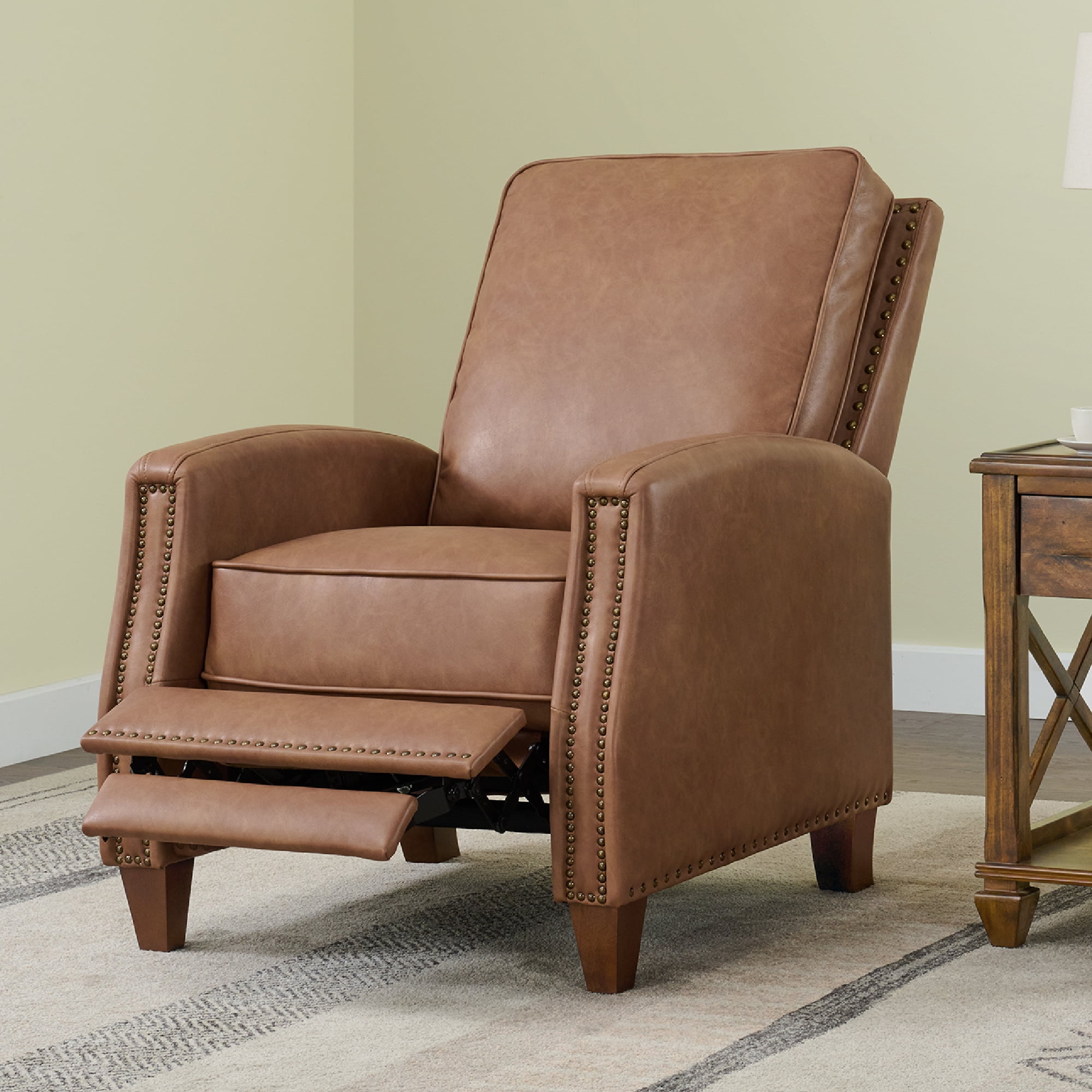 CHITA Recliner Chairs for Adults Single Sofa Chair for Living Room Faux ...