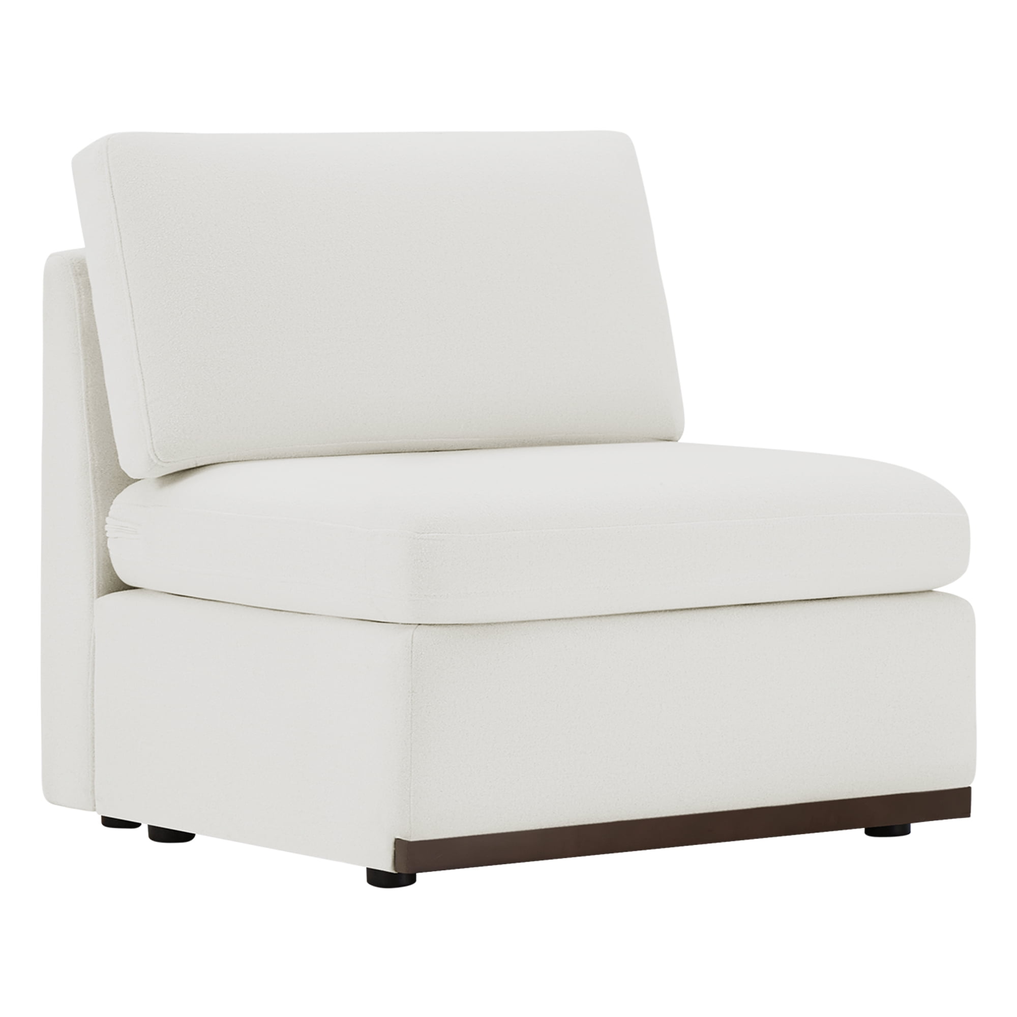 CHITA Sectional Couches Modular Sofa for Living Room, 1 Armless chair ...