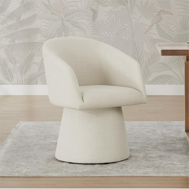 CHITA Modern Curved Dining Kitchen Chair with Caster Wheels & Open Back ...