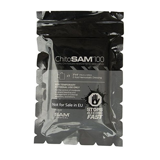 CHITO-SAM 100-3" X 6' Z FOLD Hemostatic Dressing - Walmart Business ...