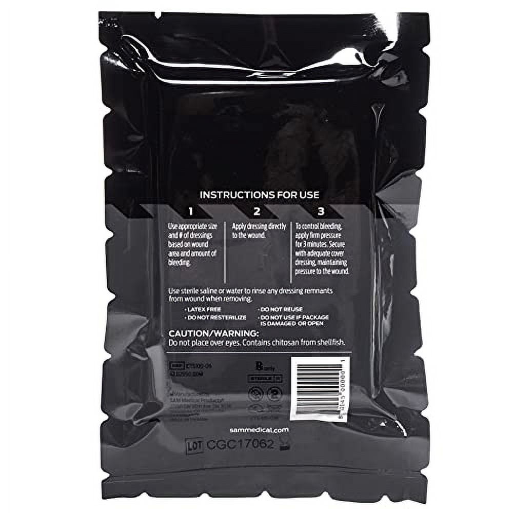 CHITO-SAM 100-3" X 6' Z FOLD Hemostatic Dressing - Walmart.com