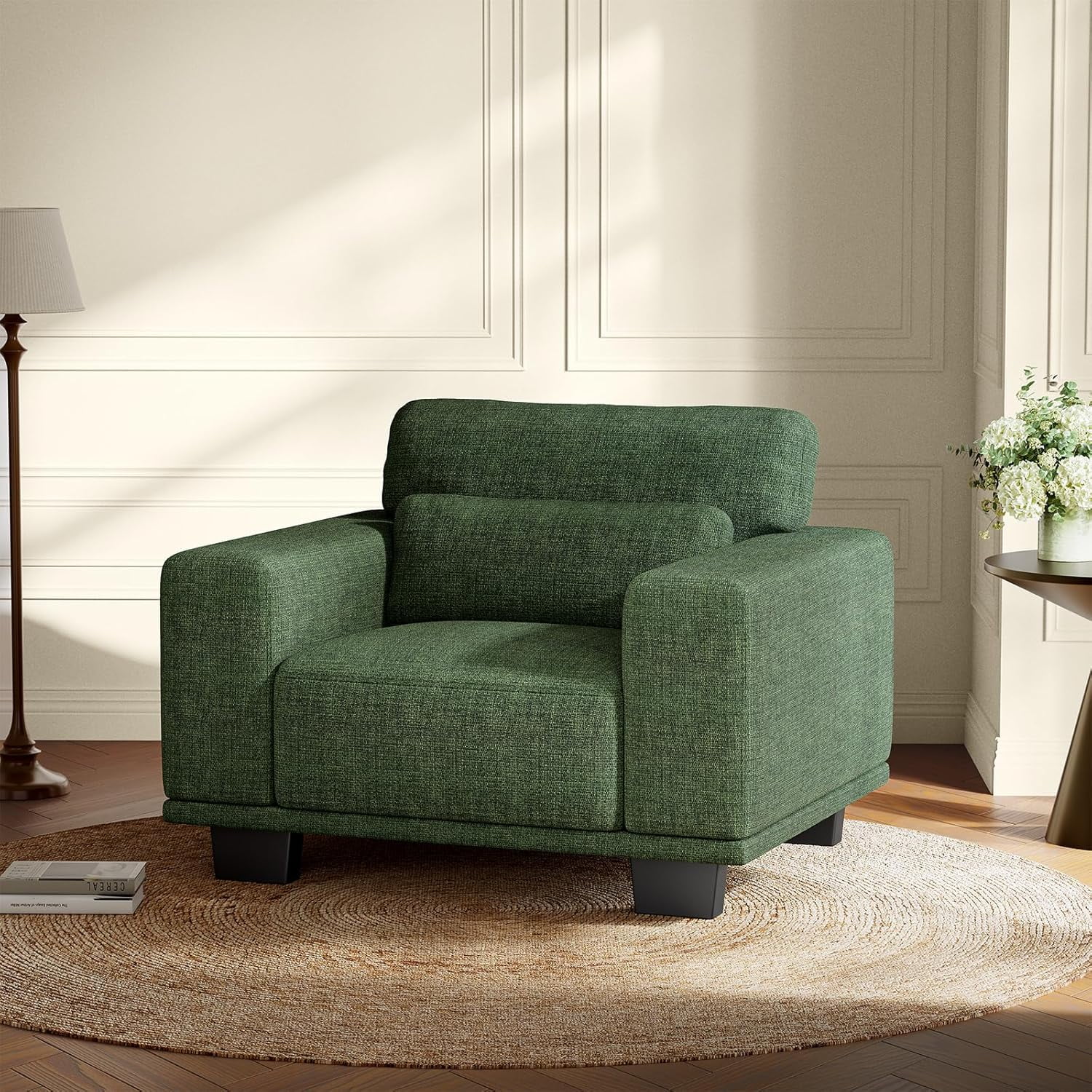 CHITOOMA 40" Oversized Accent Chair, Comfy Upholstered Armchair with ...