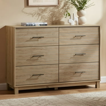 CozyHome White 3 Drawer Dresser, Painted 30 Inch Tall Wood Nightstand ...