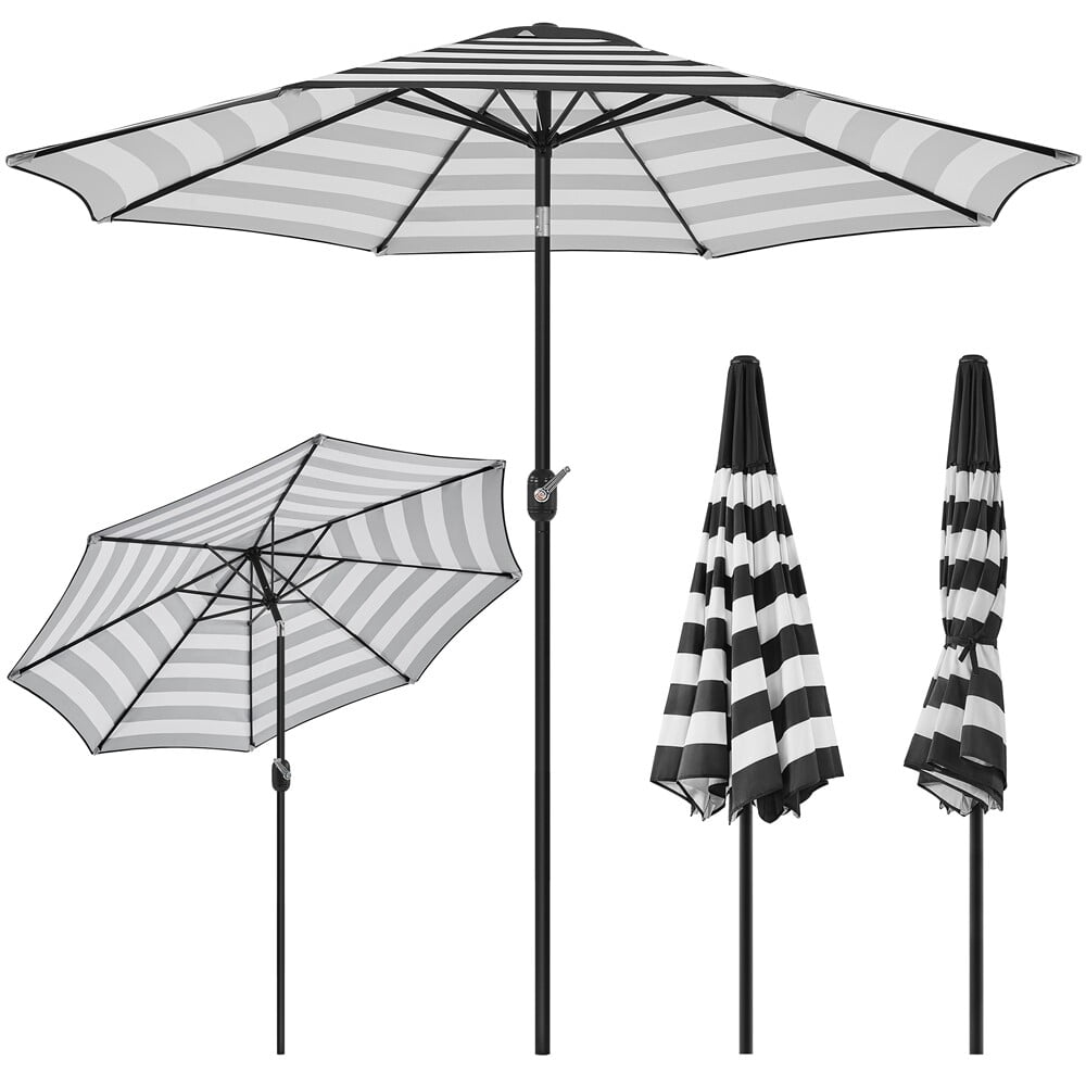 CHLET Patio Umbrella Outdoor Umbrella Patio Yard Market Table Sun Shade ...