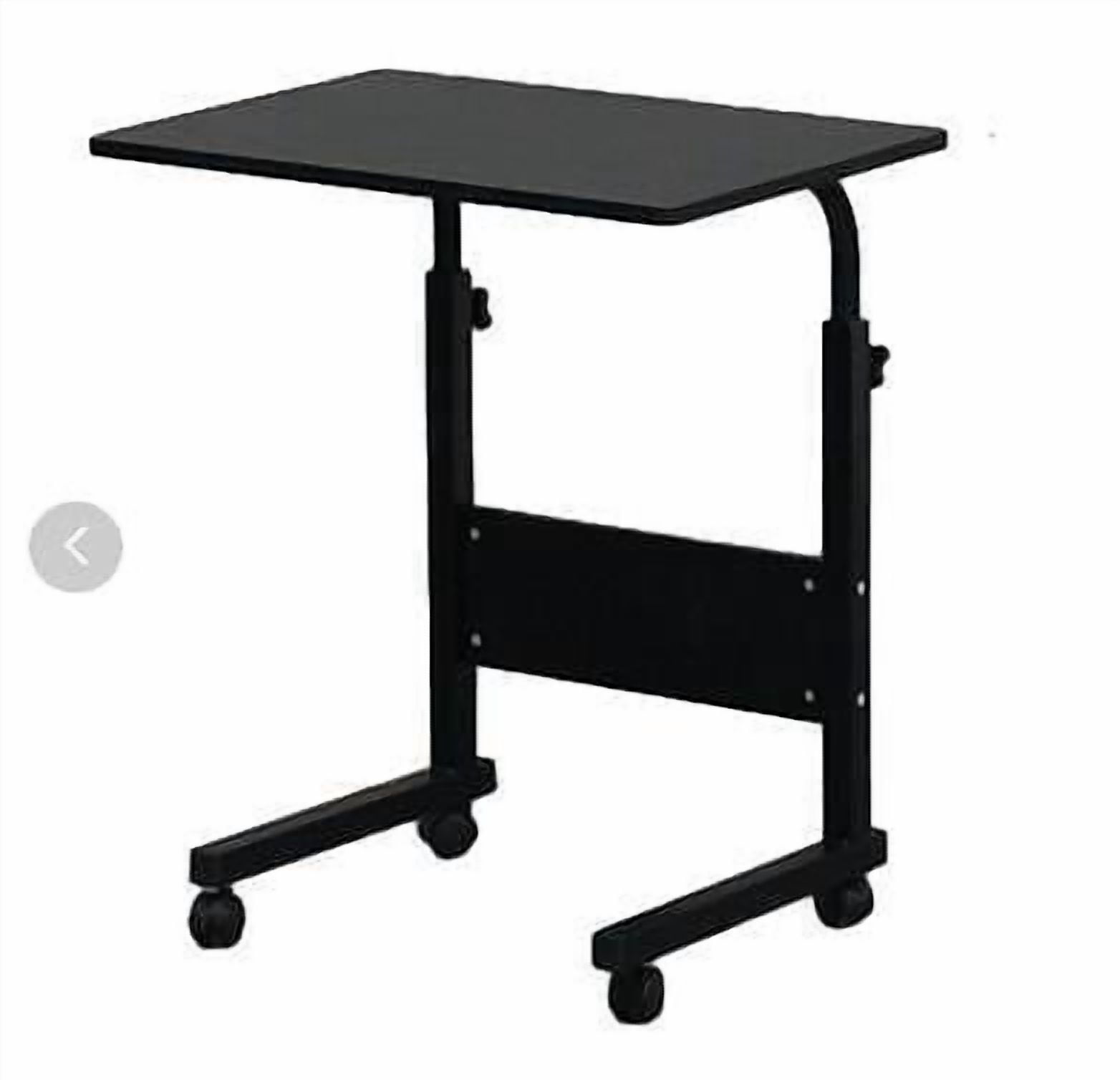 CHLET Sofa Side Table Desk with Wheels, Tray Table Portable Side Table ...