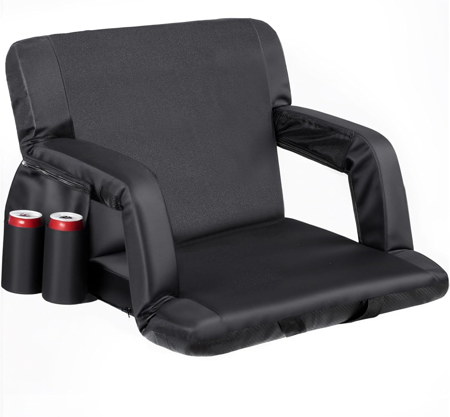 CHLET Wide Stadium Seat for Bleachers w/Back Support Padded Cushion ...