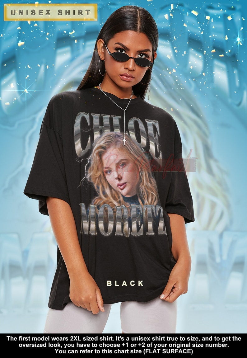 CHLOE GRACE MORETZ Retro T-shirt - Chloe Grace Moretz Homage Tee, Chloe ...